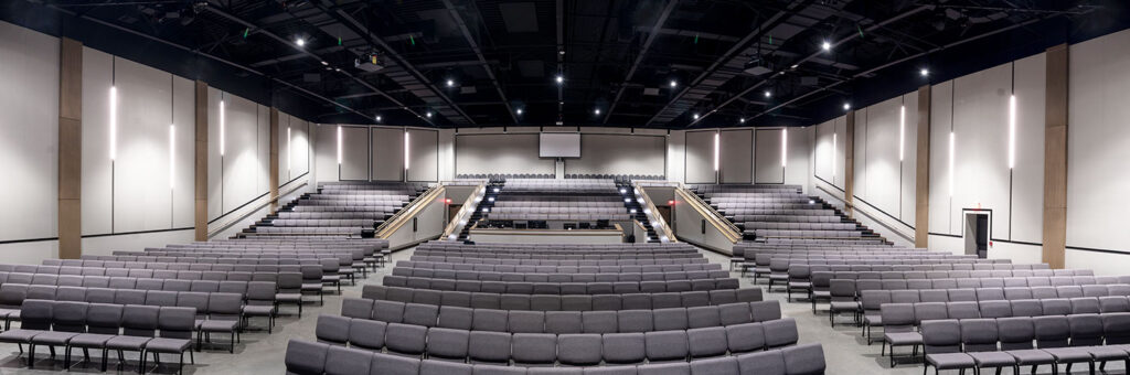 Project Showcase - Pinelake Church - Fabric Wall